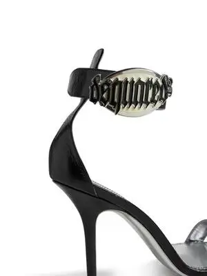Dsquared2 Logo-plaque Leather Sandals
