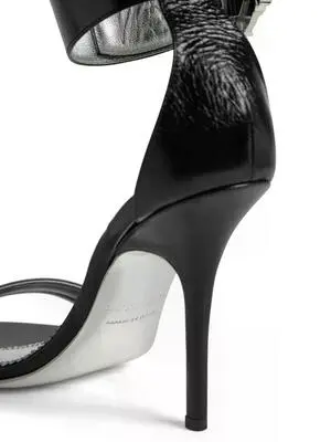 Dsquared2 Logo-plaque Leather Sandals