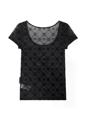 MARINE SERRE Moon Diamant Mesh T-shirt