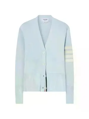 Thom Browne 4-bar Stripe Cardigan - Grey