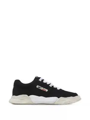 Mihara Yasuhiro Parker Canvas Logo-embroidered Sneakers - Black