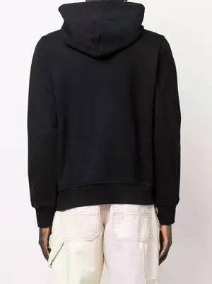 DIESEL® S-ginn-hood-d Logo Appliqué Hoodie - Black