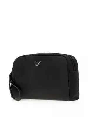 Emporio Armani Logo-plaque Wristlet Clutch Bag
