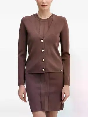GAUDI Buttoned Cardigan - Brown