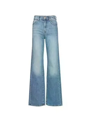 7 For All Mankind Tess Straight-leg Jeans - Blue