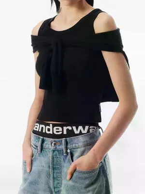 Alexander Wang Logo Waistband Jeans