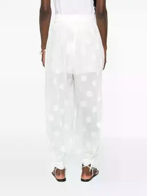 Zimmermann Solstice Polka-dot Trousers