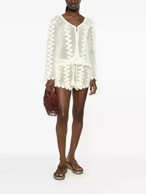 Posse Saskia Crochet-knit Cardigan