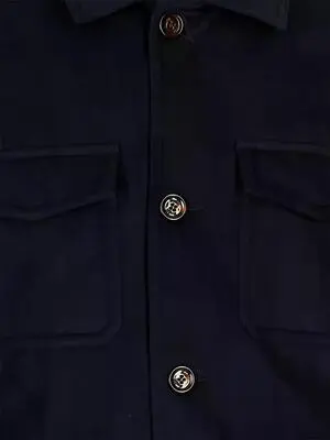 MOORER Hooded Multi-pocket Jacket