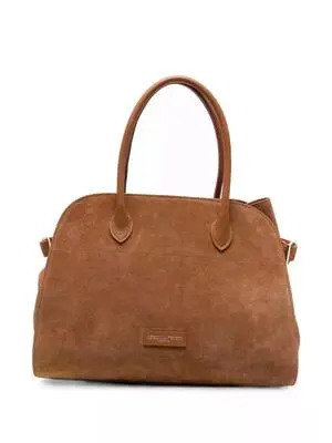 ADRIANNA FERETTI Suede Tote Bag - Brown
