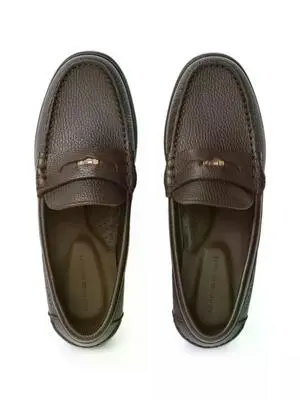 Tommy Hilfiger Grainy-leather Penny Loafers