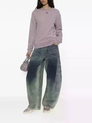 DIESEL® Faded-effect Wide-leg Jeans - Blue