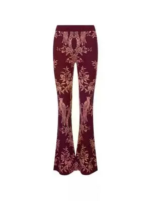 Etro Jacquard-knit Flared Trousers
