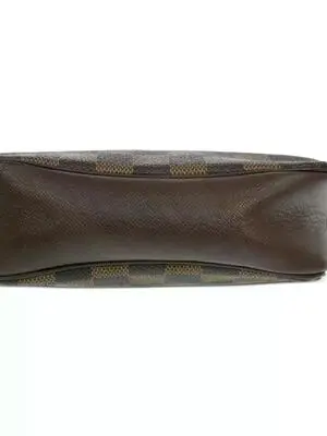 LOUIS VUITTON 2002 Trousse Makeup Damier Mini Bag - Brown