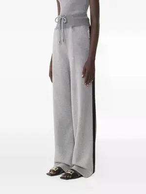 LANVIN Wide Jogging Suit In Double-faced Jersey - Grey
