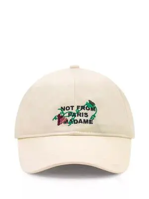 Drole De Monsieur Vine-embroidered Cap