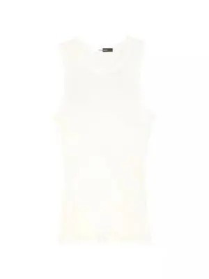 Vera Wang Tessa Ribbed-knit Tank Top