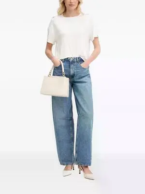 GAUDI Cinched-back Wide-leg Jeans - Blue