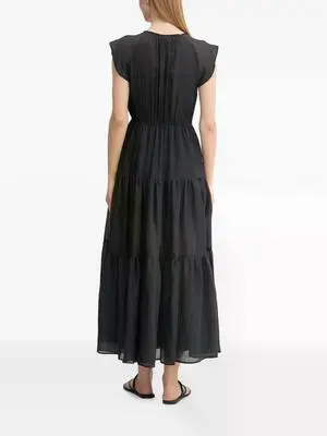 GAUDI Tiered Sleeveless Maxi Dress