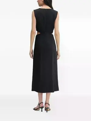 GAUDI Cut-out Buckled Midi Dress
