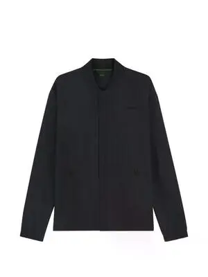BOSS Terrace Check-pattern Bomber Jacket - Blue