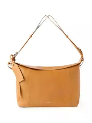 Furla Large Leather Shoulder Bag - Brown