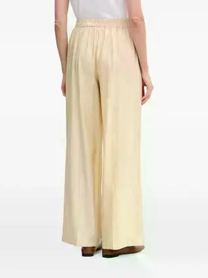 GAUDI Button-detail Crinkled-effect Trousers