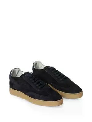 SOLDINI80 Akira Panelled Suede Sneakers - Blue