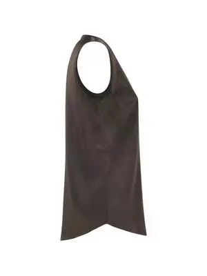 Brunello Cucinelli Reversible Silk-satin Top