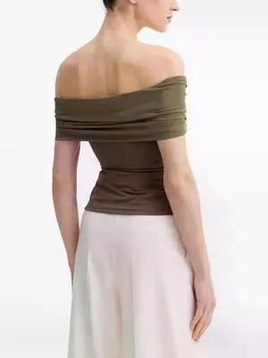 Bardot Martina Off-shoulder Ruched Top