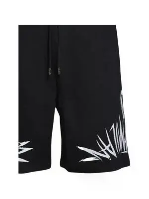 COUNTY OF MILAN Logo Print Drawstring Shorts