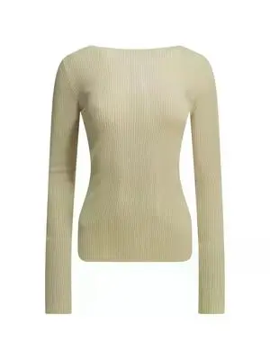 Rick Owens Al Open-back Sweater - Neutrals