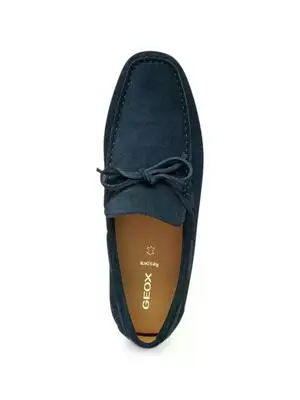 Geox Kosmopolis + Grip Bow-detail Suede Loafers