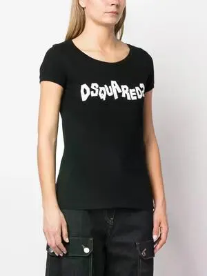 Dsquared2 Logo-print Slim-fit T-shirt - Black