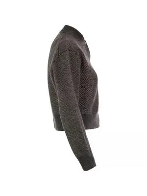 Brunello Cucinelli Openwork Shimmering Cardigan