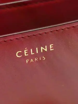 Celine Classic Box Crossbody Bag - Red