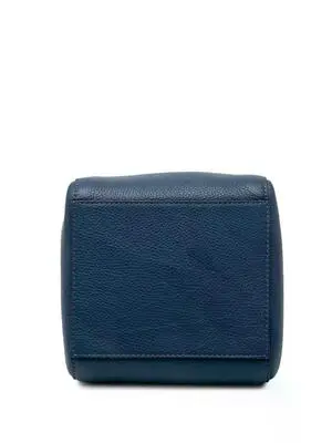 Fendi 2023-2024 Mini Leather Origami Shoulder Bag - Blue