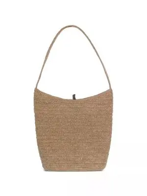 THE ROW Alma Woven-design Shoulder Bag - Neutrals