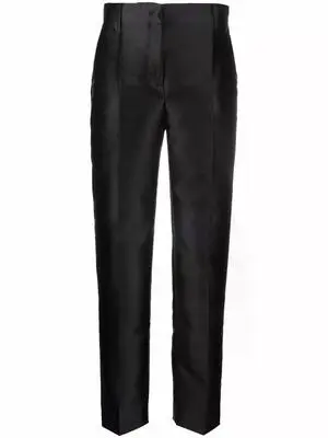 Alberta Ferretti High-waisted Tailored Trousers - Black