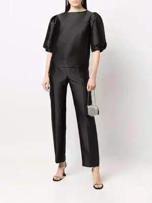 Alberta Ferretti High-waisted Tailored Trousers