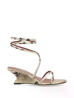 Paris Texas Nina Lace-up Wedge Sandals