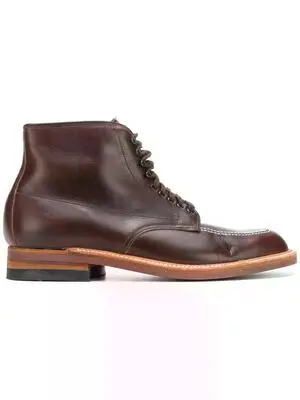 Alden Lace-up Ankle Boots - Brown