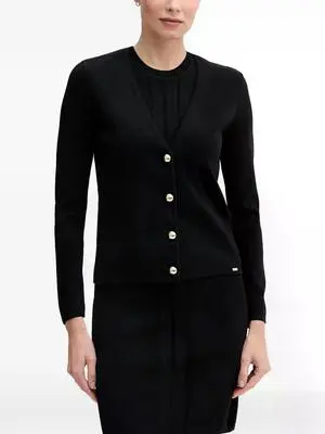 GAUDI Button-fastening V-neck Cardigan - Black