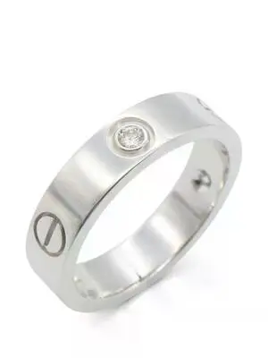 Cartier Love Diamond Ring - Silver