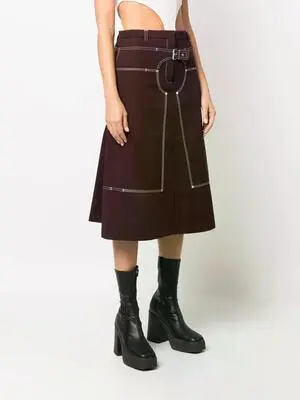 Stella McCartney A-line Midi Skirt