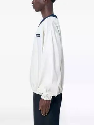 Miu Miu Logo-patch V-neck Sweater