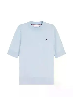 Tommy Hilfiger Short-sleeve Logo-embroidered Top