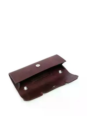 Dsquared2 Logo-plaque Pebbled-leather Clutch Bag
