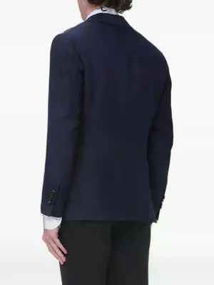 LUIGI BORRELLI Single-breasted Wool Blazer