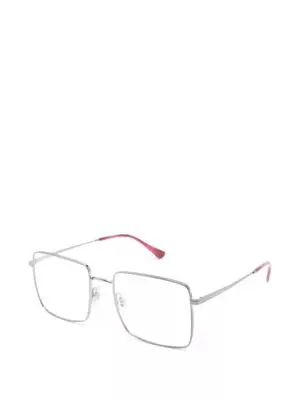Ray-ban Square-frame Glasses - Silver